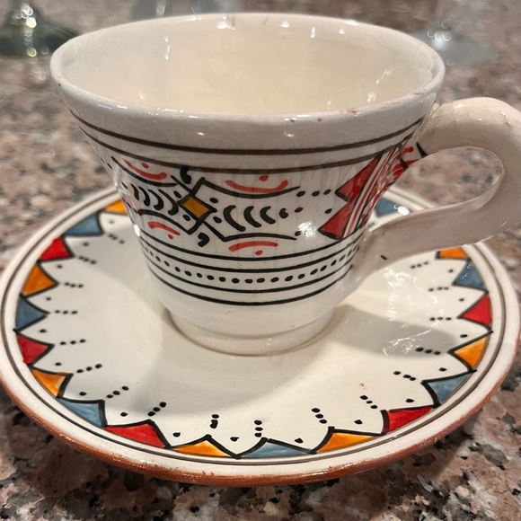 Serghini Safi | Dining | Serghini Safi Handpaintedsigned Cup Saucer ...